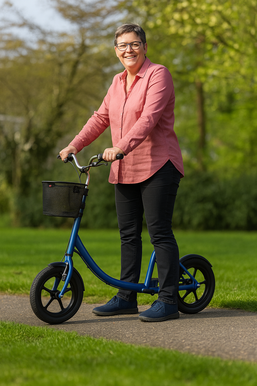 De Loopfiets Voor Volwassenen Die Makkelijk Te Vervoeren Is