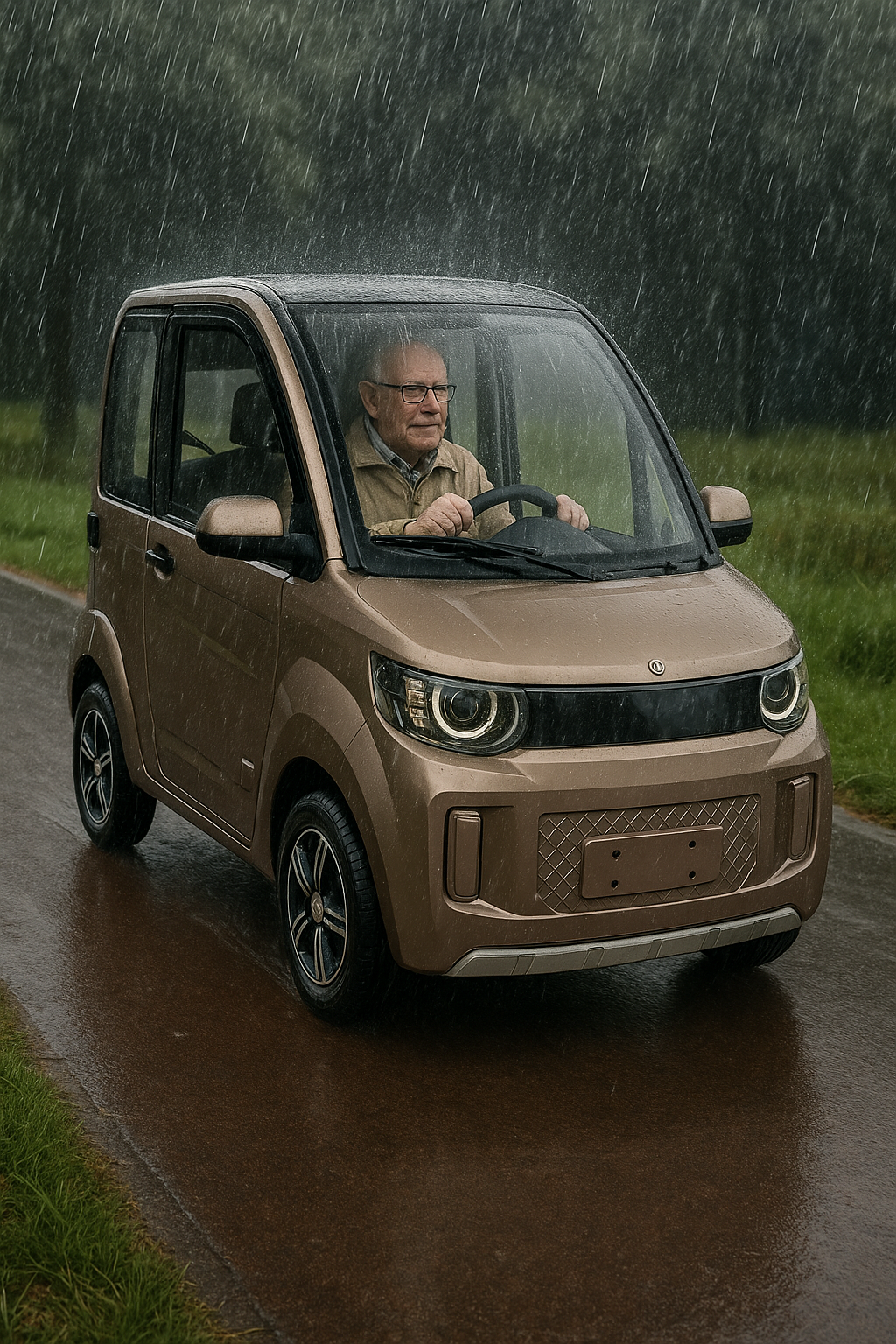 TTZ Electric 2.0 Canta Auto - Rijbewijsvrij & Overdekt rijden